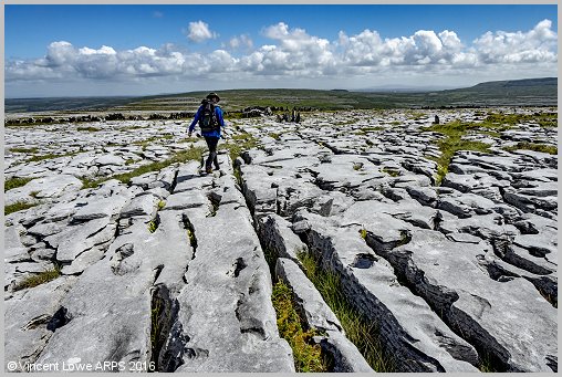 Photo of Gleninagh Mountain on the burren, Co. Clare, Ireland