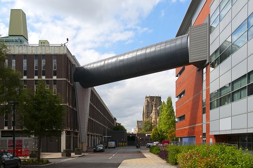 Digital Camera pictures - Along Oxford Road, Manchester, England.