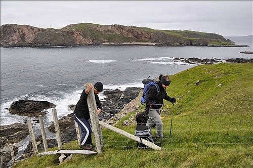 Digital Camera pictures - The coast west of Skerray, Sutherland, Scotland.