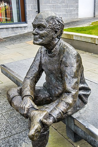 Photographs of the 'Sore Feet' sculpture, Fort William, Scotland, UK.