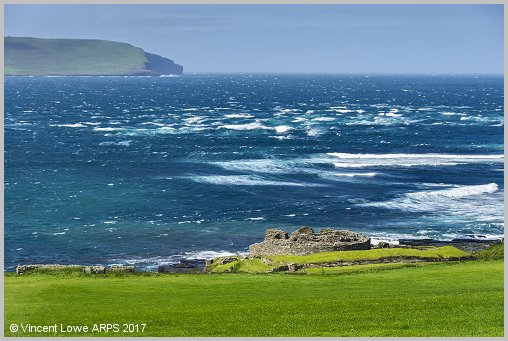Photo of the Midhowe Broch, Rousay, Orkney Islands, Scotland